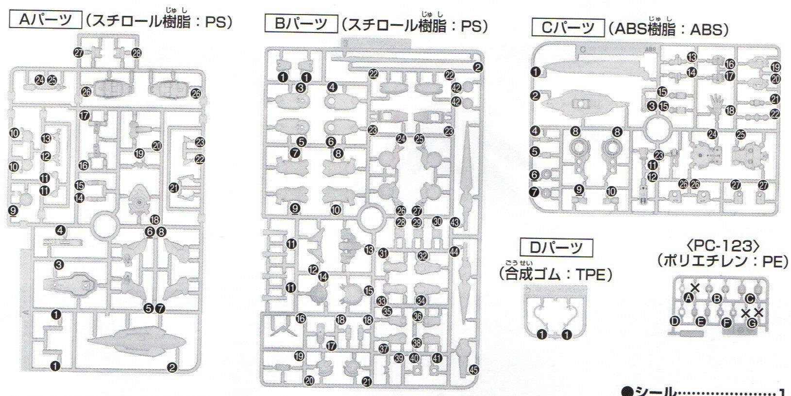 Mecha Parts Gundam Exia – Odins Mecha Parts and Hobbies